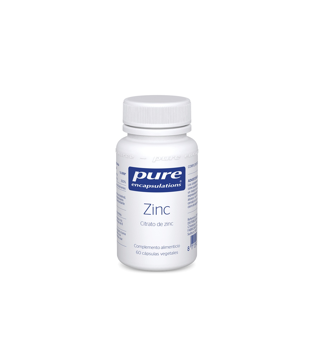 Pure Encapsulations Zinc-Suplemento Zinc-Farmatecuida