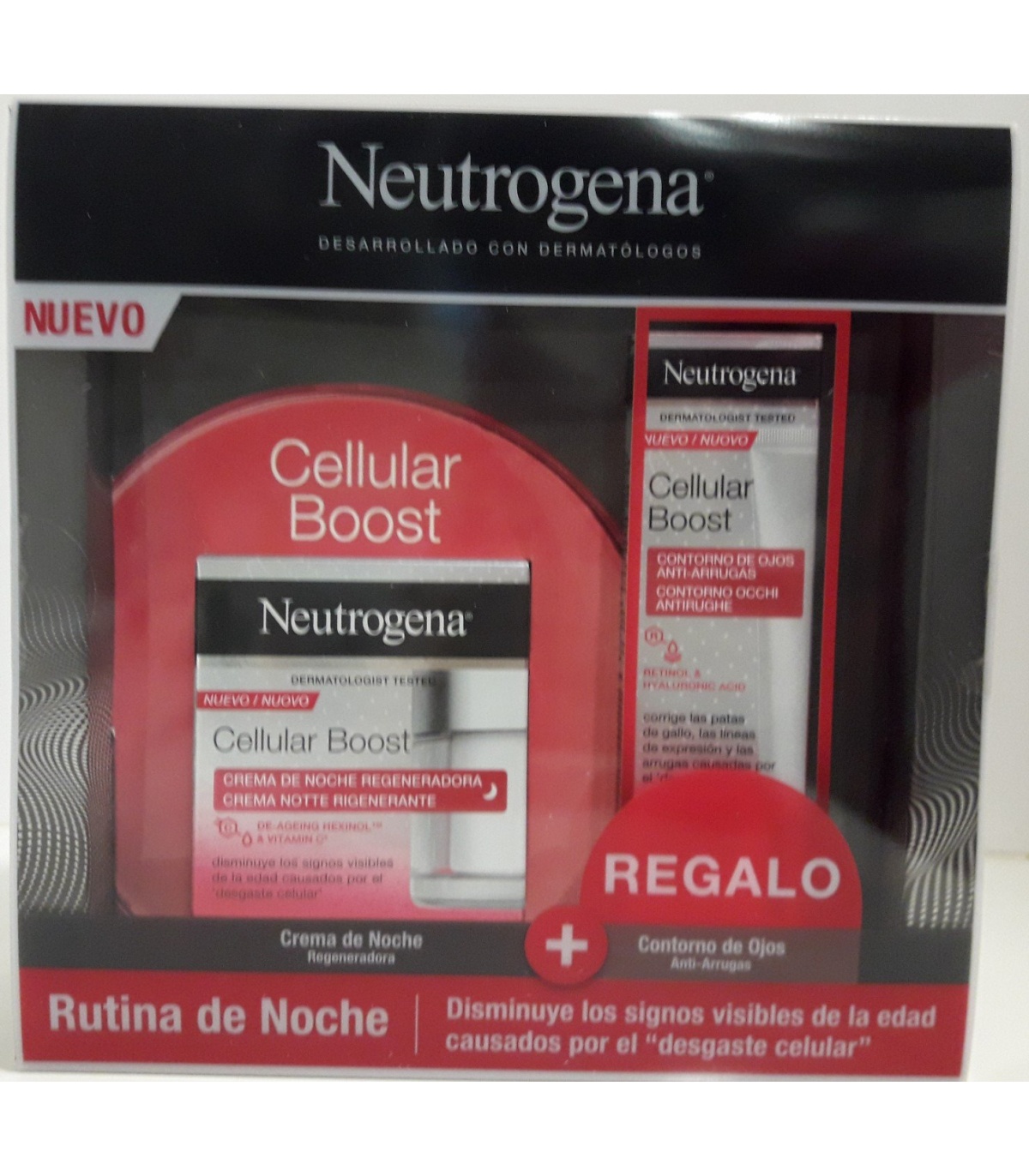 Neutrógena Cellular Boost Antiedad Noche 50ml+Contorno REGALO ...