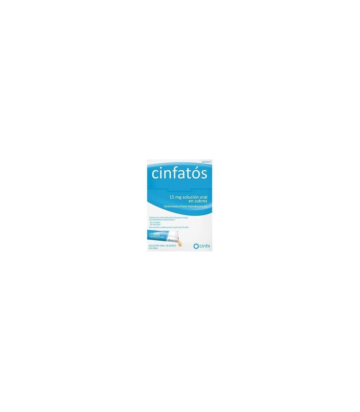 CINFATOS 15 MG 18 SOBRES SOLUCION ORAL, MEDICAMENTOS