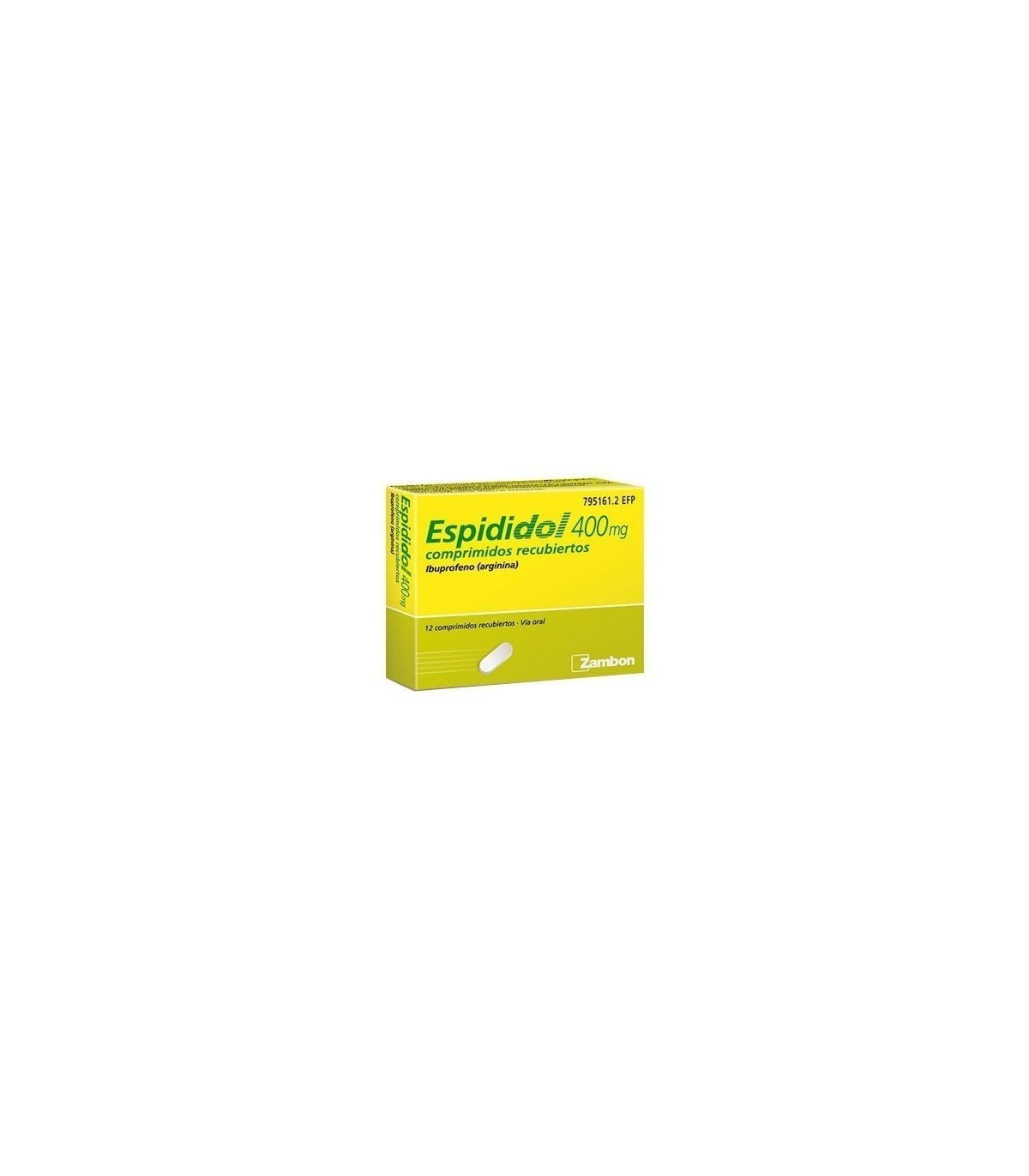 ESPIDIDOL 400 MG 12 COMPRIMIDOS RECUBIERTOS, MEDICAMENTOS